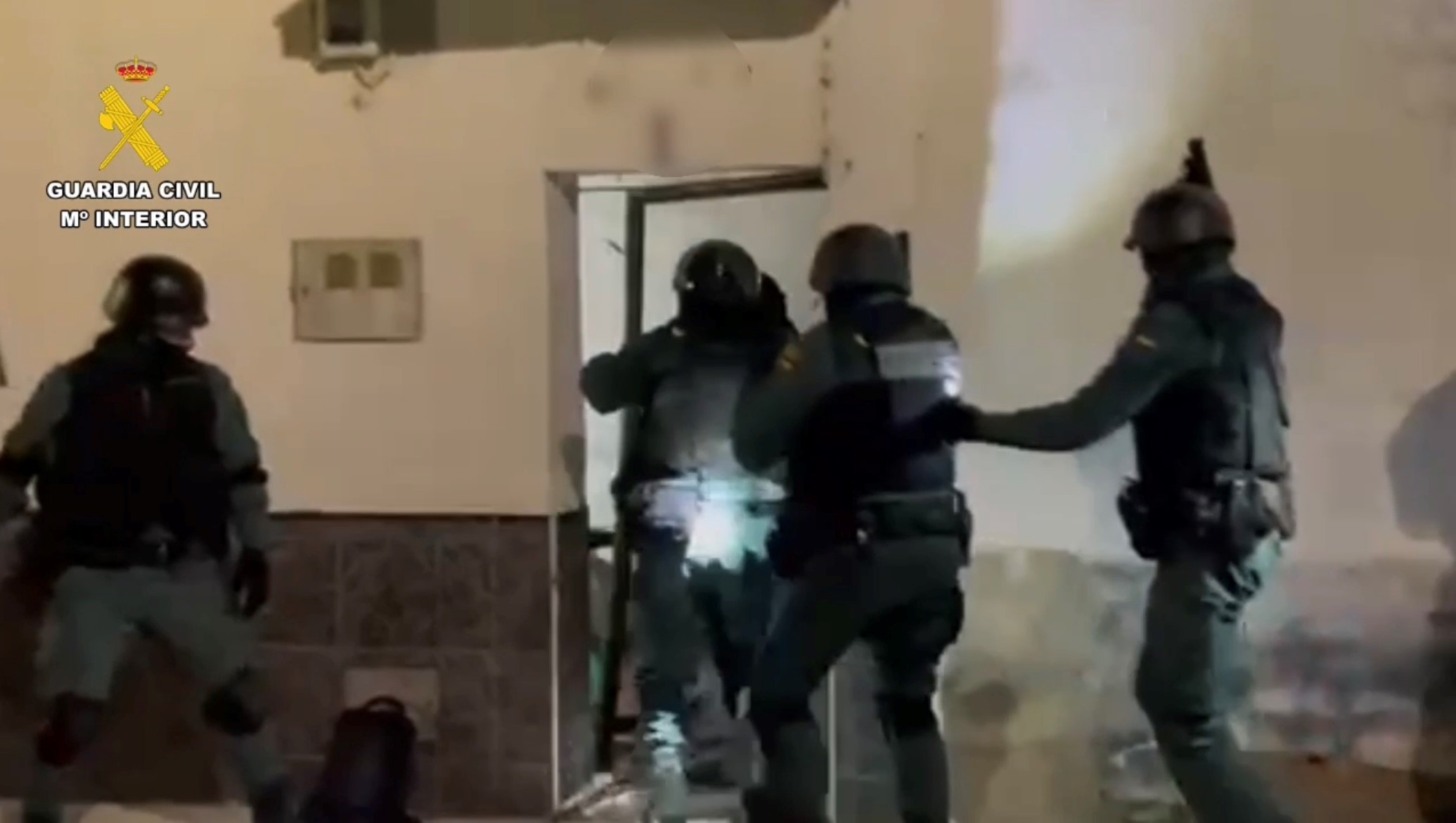 Cinco detenidos en una operación antidroga en Moraleja