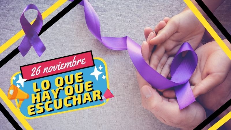 ¡Basta ya! Manifestaciones y lazos violeta en nuestro "resumen ...