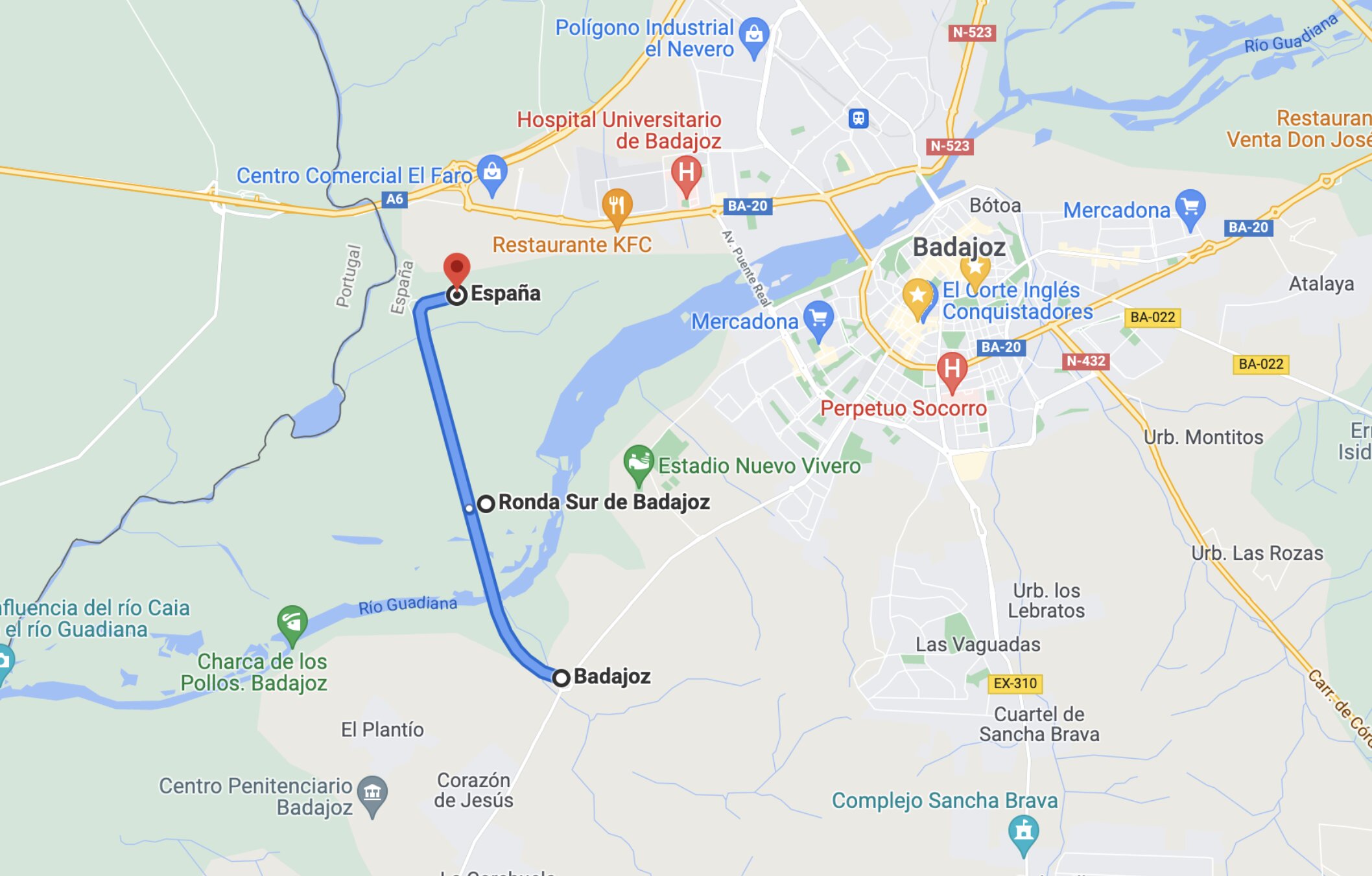 Reivindicación atendida: la nueva Ronda Sur ya aparece en Google Maps ...