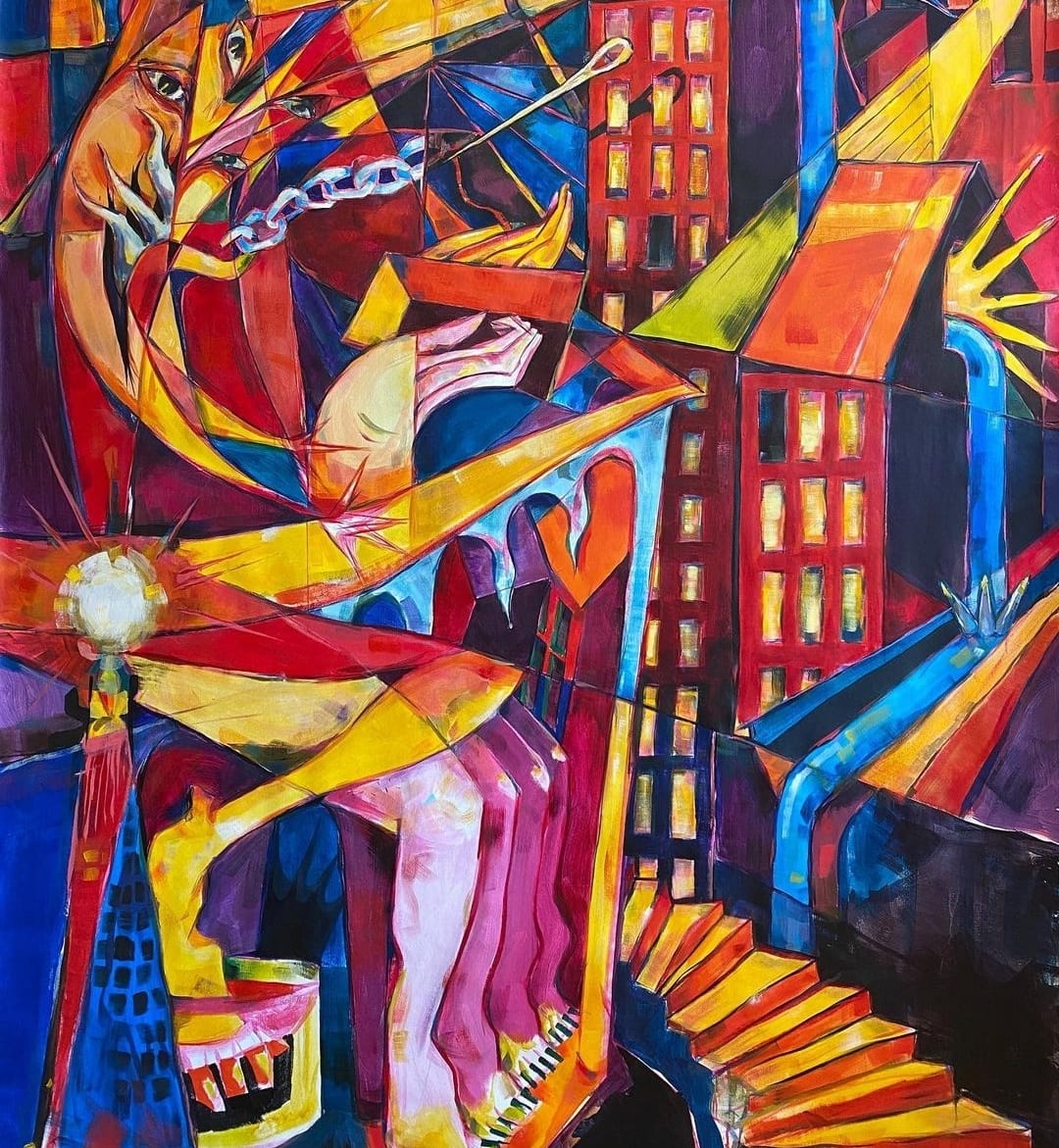 El pintor Adrián Rolo expone ‘Donde la pintura respira’ en la Sala ...