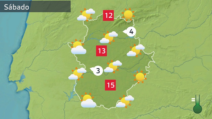 Viento de nuevo y cielo algo enmarañado | Canal Extremadura