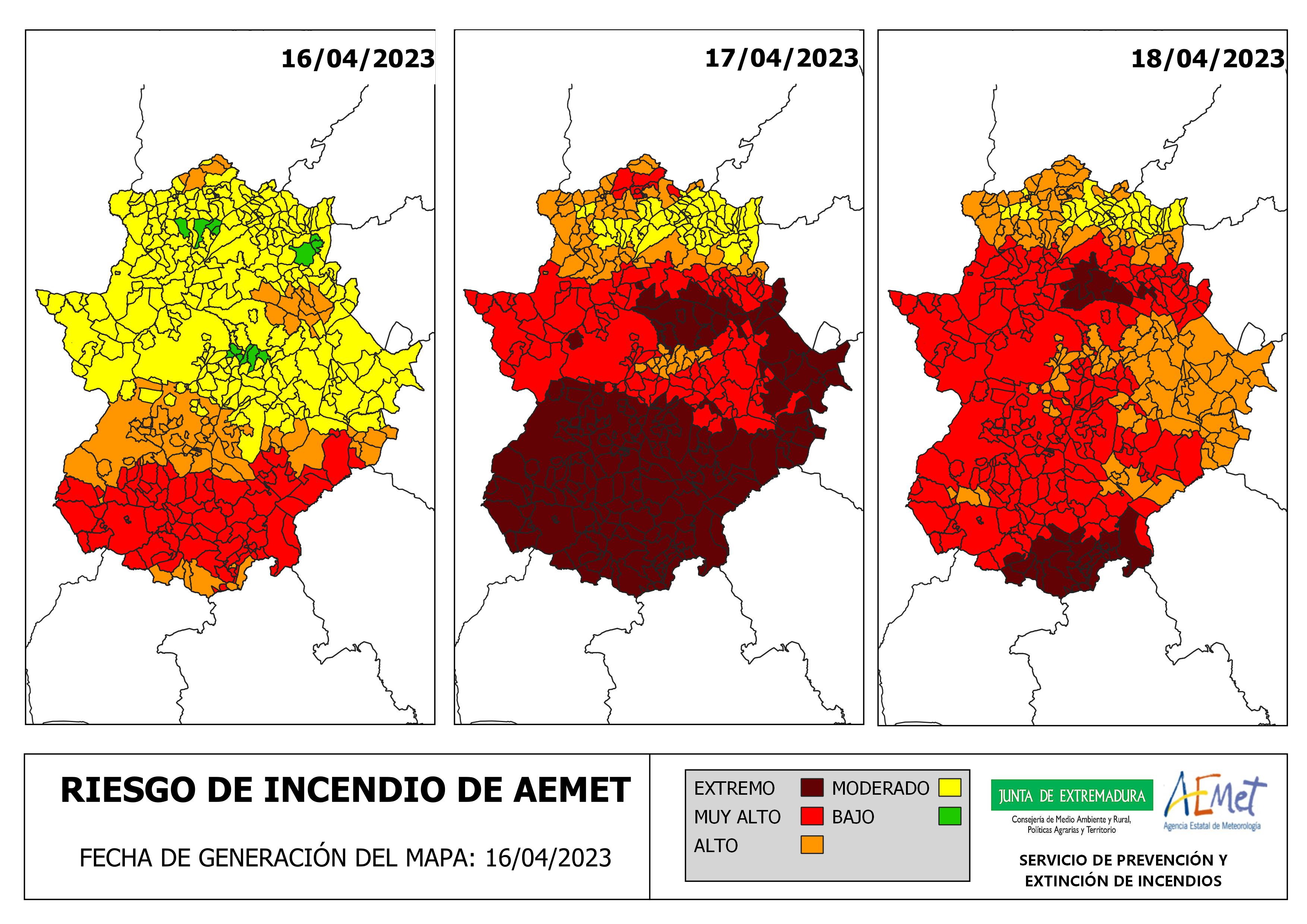 Media Extremadura en riesgo extremo de incendios | Canal Extremadura