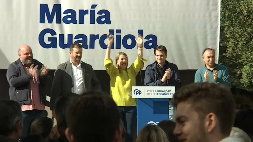 María Guardiola, "horrorizada" por la situación política del país ...