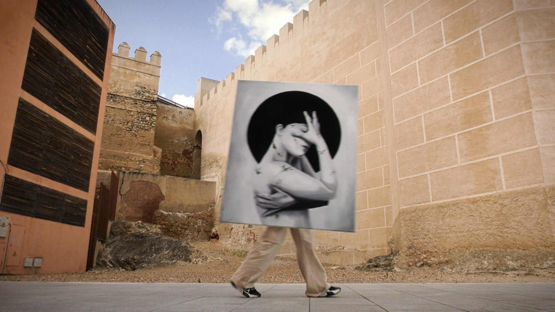 La calle es la galería de la joven artista pacense Carmen de Matos ...
