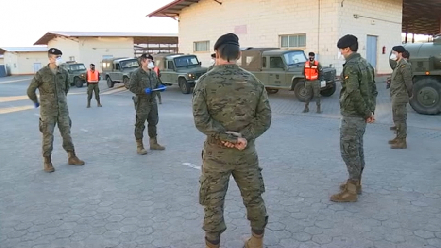 Cribado masivo entre los militares de la base General Menacho de ...